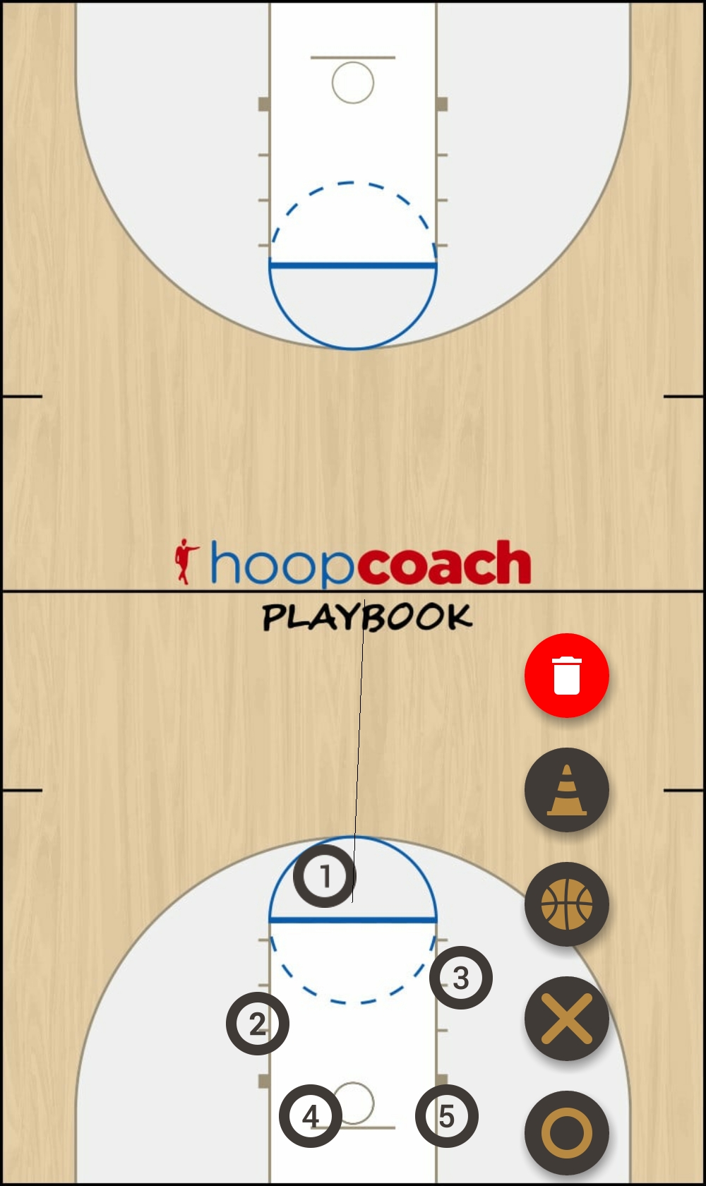 Free Basketball Plays Created With Basketball Playbook