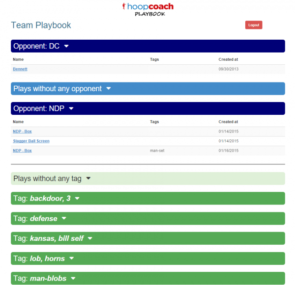 Using the Team Playbook in Hoop Coach Playbook - Hoop Coach